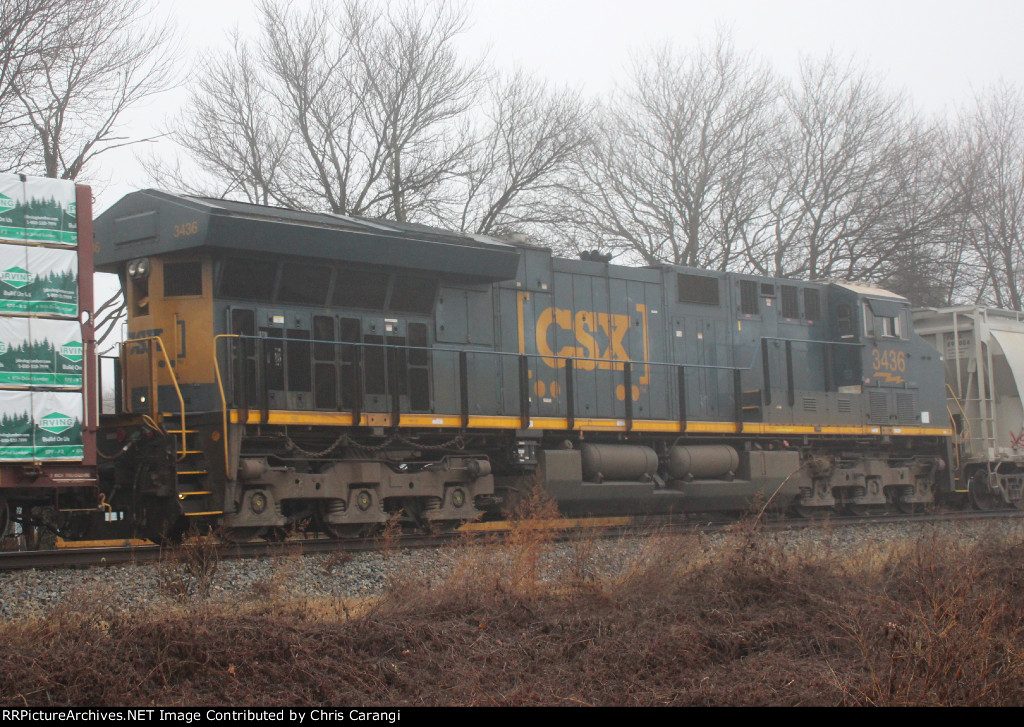 CSXT 3436 DPU on Q439-03